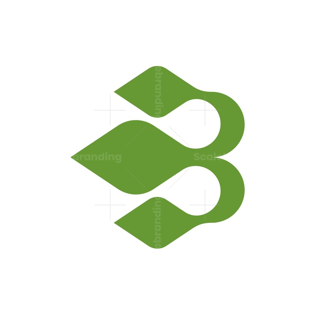 Letter B Nature Logo | Scalebranding