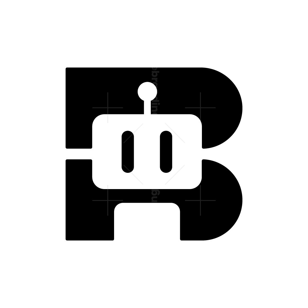 Letter B Robot Logo | Scalebranding