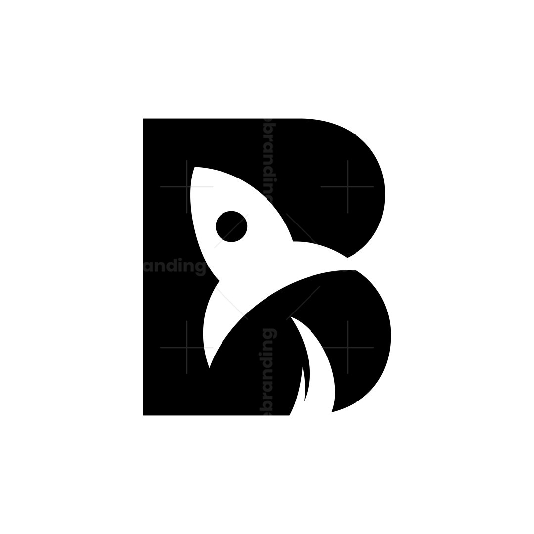 letter b rocket Logo | Scalebranding