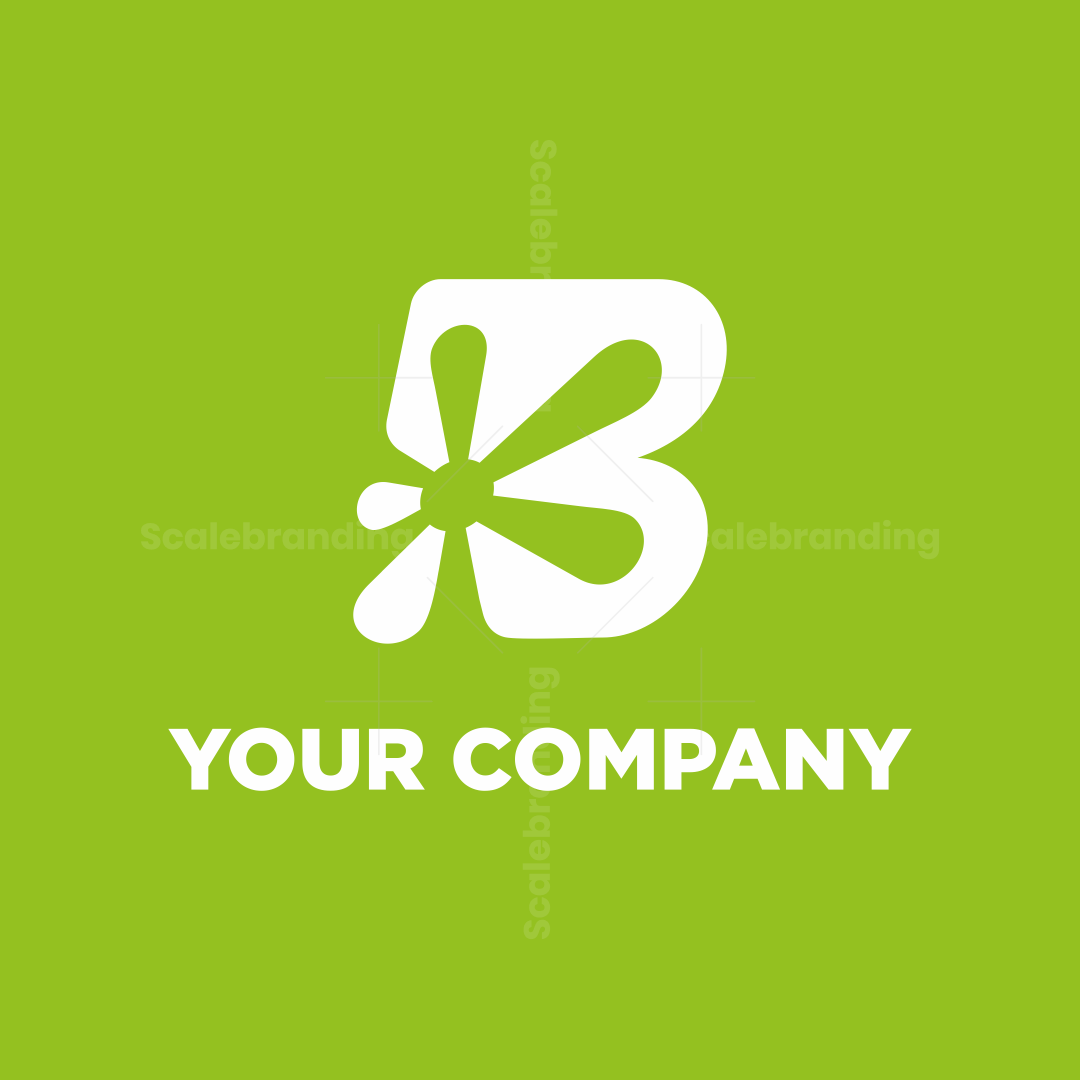 Letter B Spark Simple Logo | Scalebranding