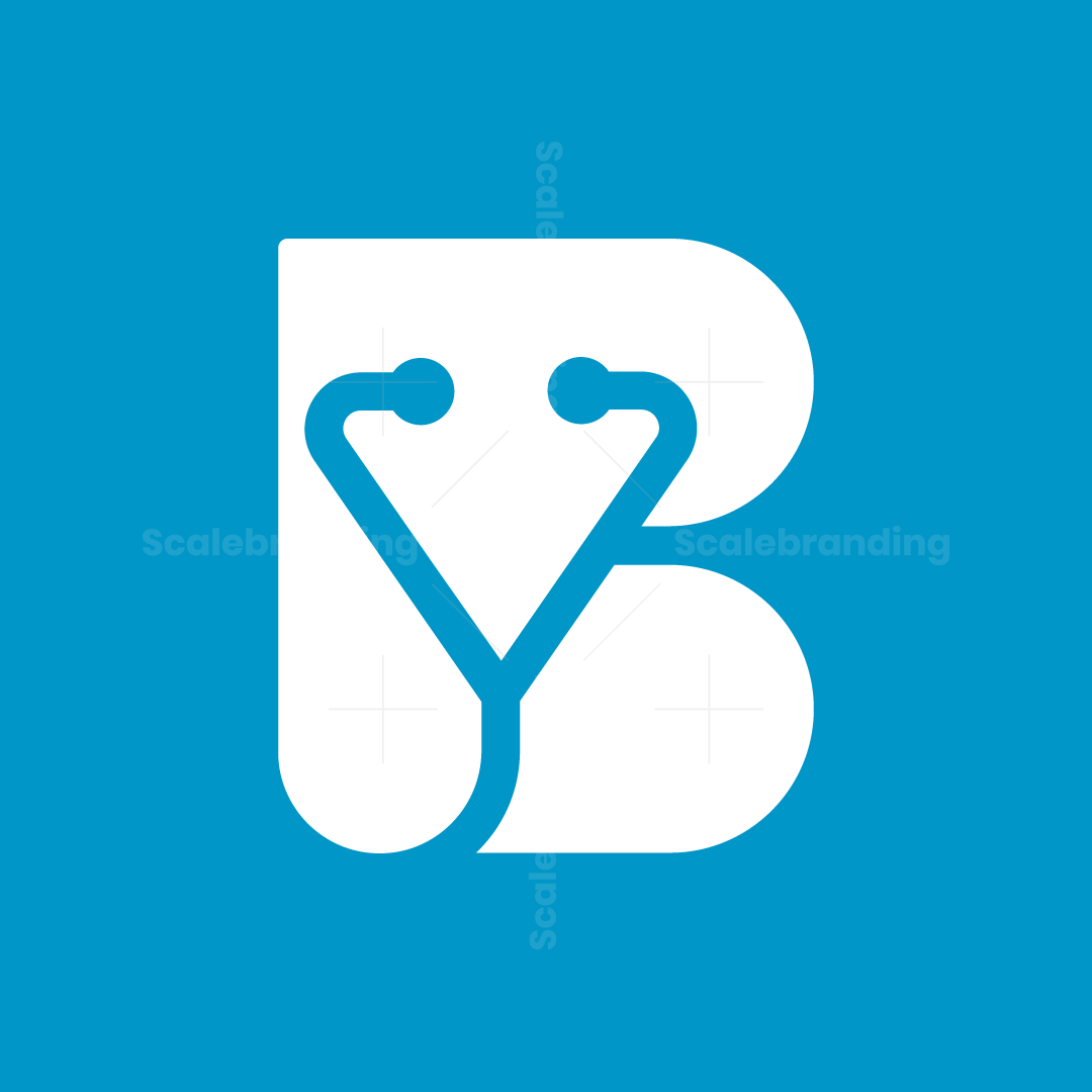Letter B Stethoscope Logo | Scalebranding
