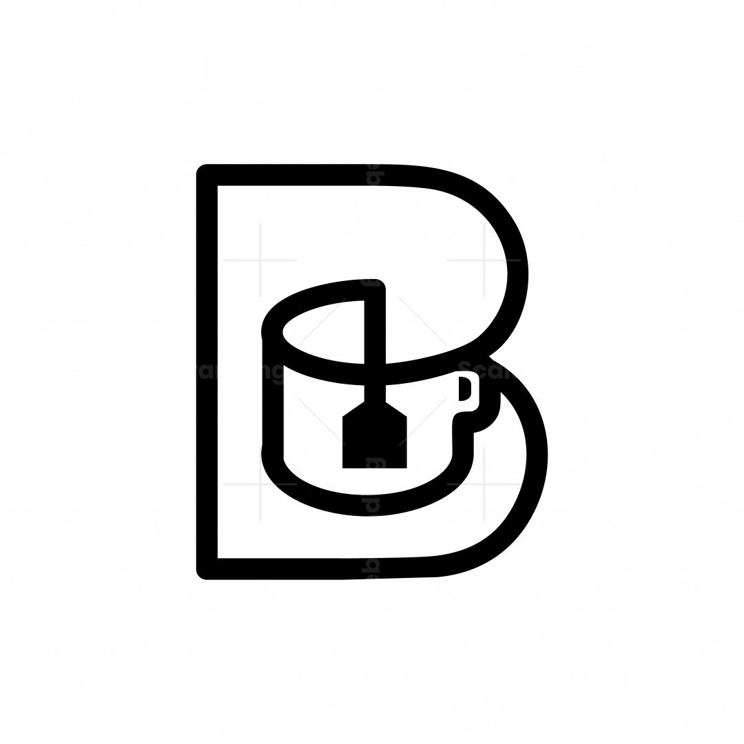 Letter B Tea Logo | Scalebranding