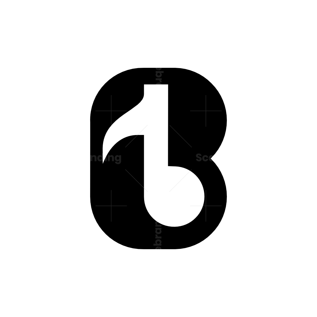 Letter B Tone Music Melody Logo | Scalebranding