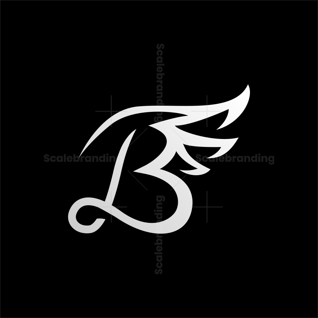 Letter B Wing Logo | Scalebranding