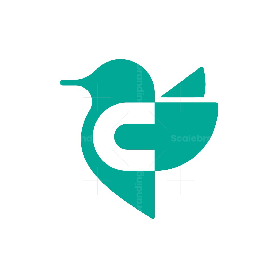 Letter C Bird Logo | Scalebranding