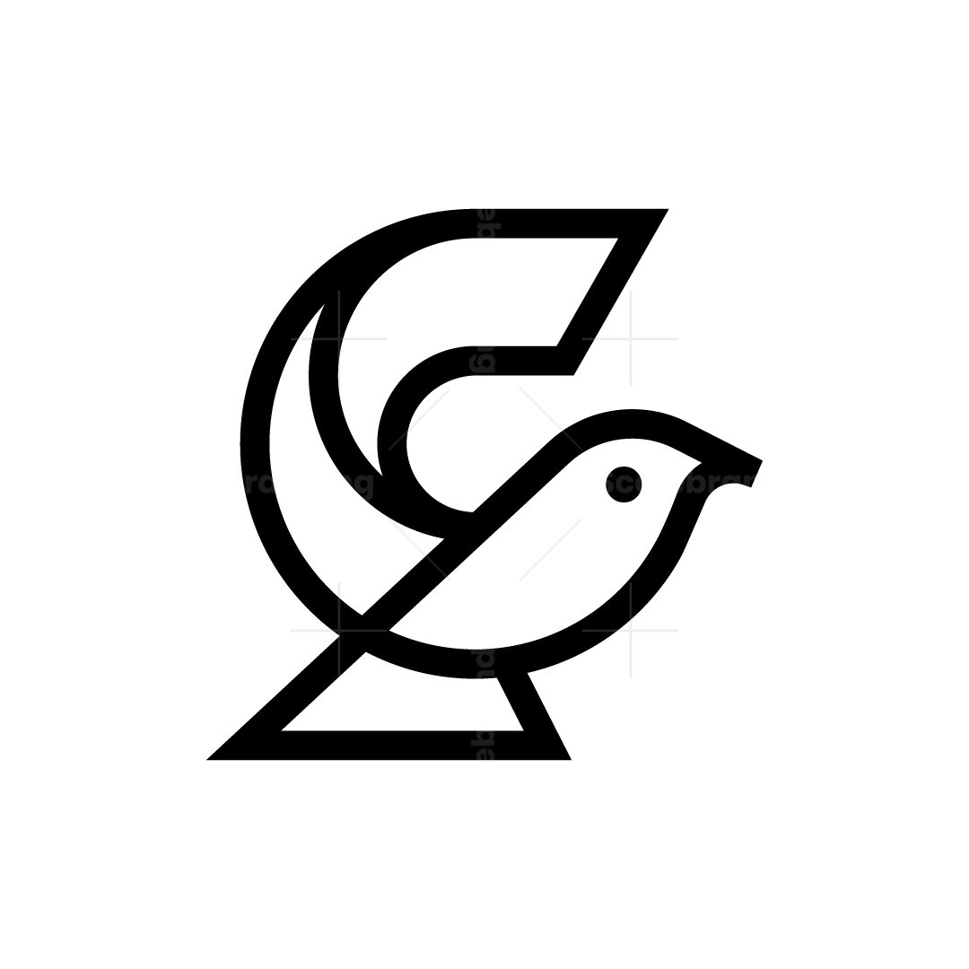 Letter C Bird Logo | Scalebranding
