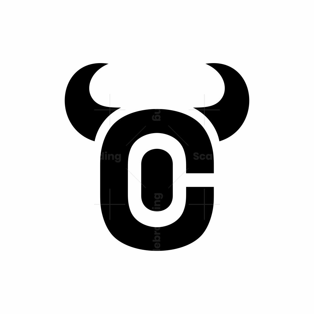 Letter C Bull Logo | Scalebranding