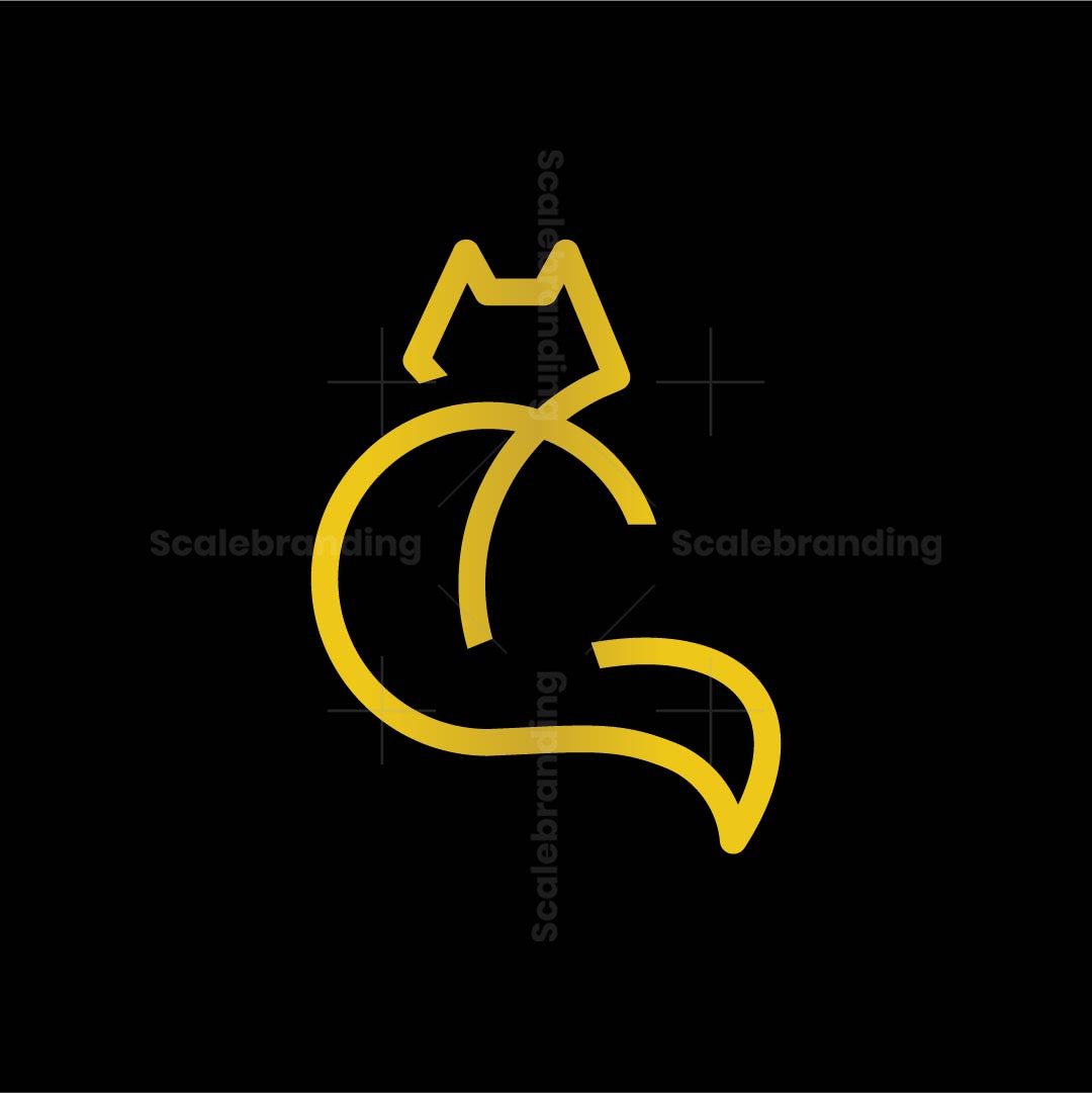 Letter C Cat Logo | Scalebranding