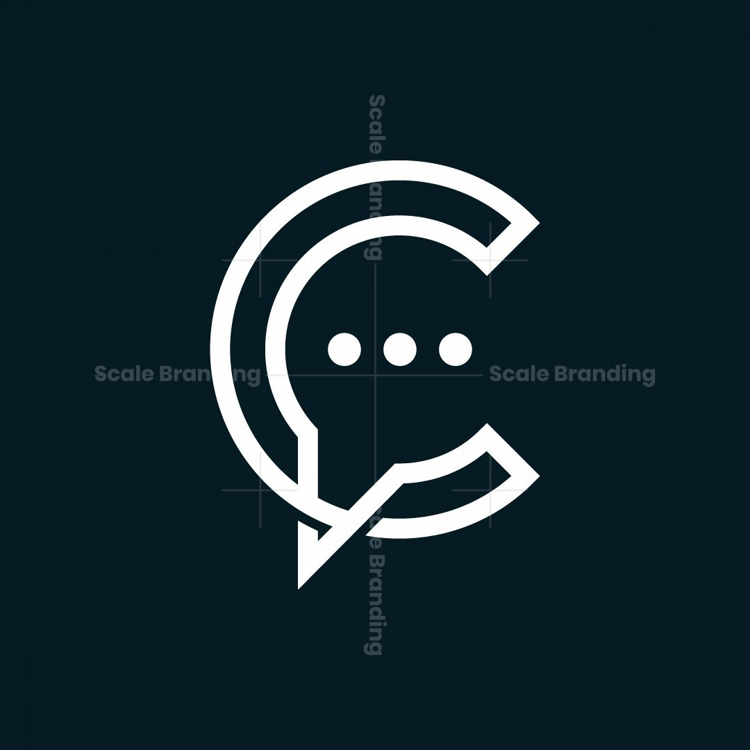 Letter C Chat Logo | Scalebranding