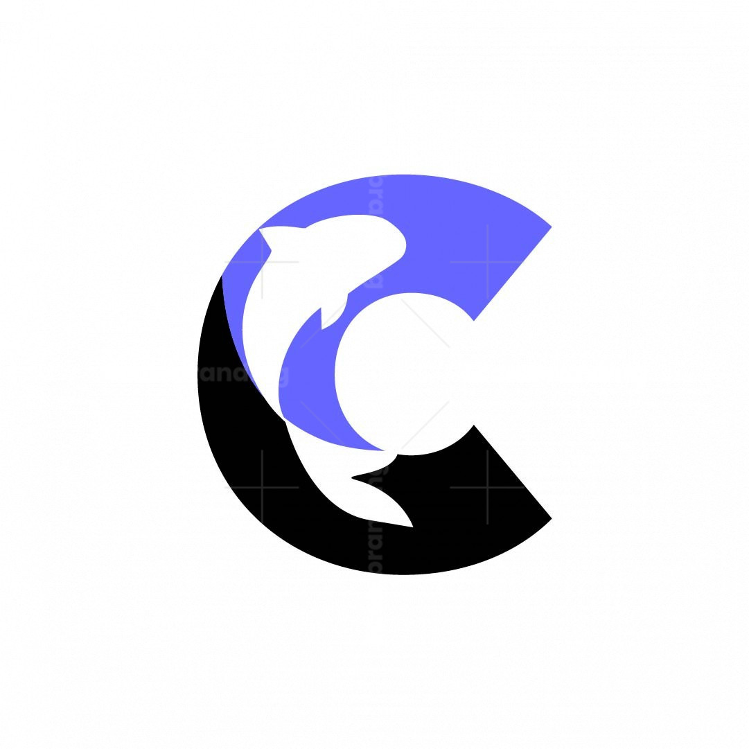 letter C fish Logo | Scalebranding