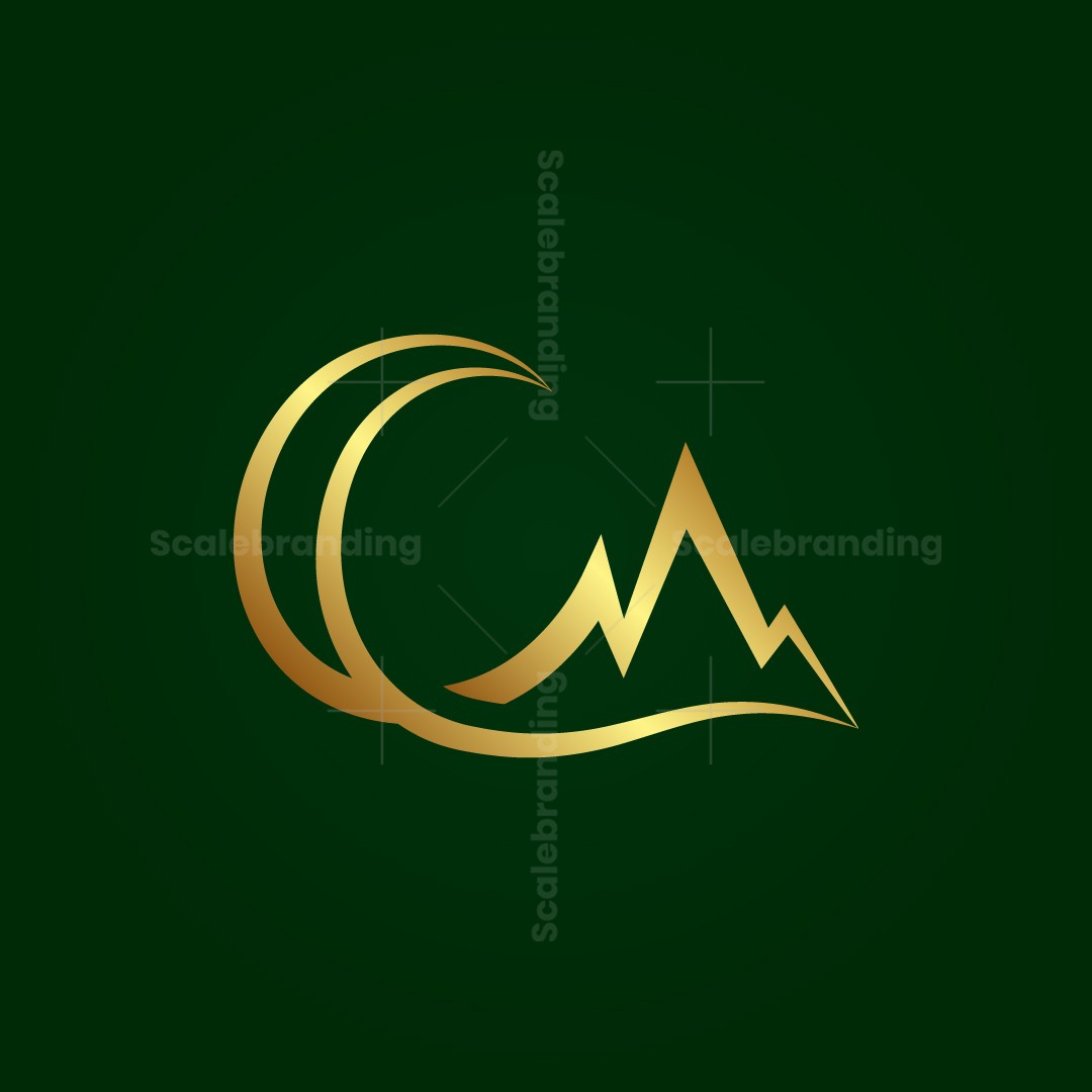 Letter C Mountains Logo | Scalebranding