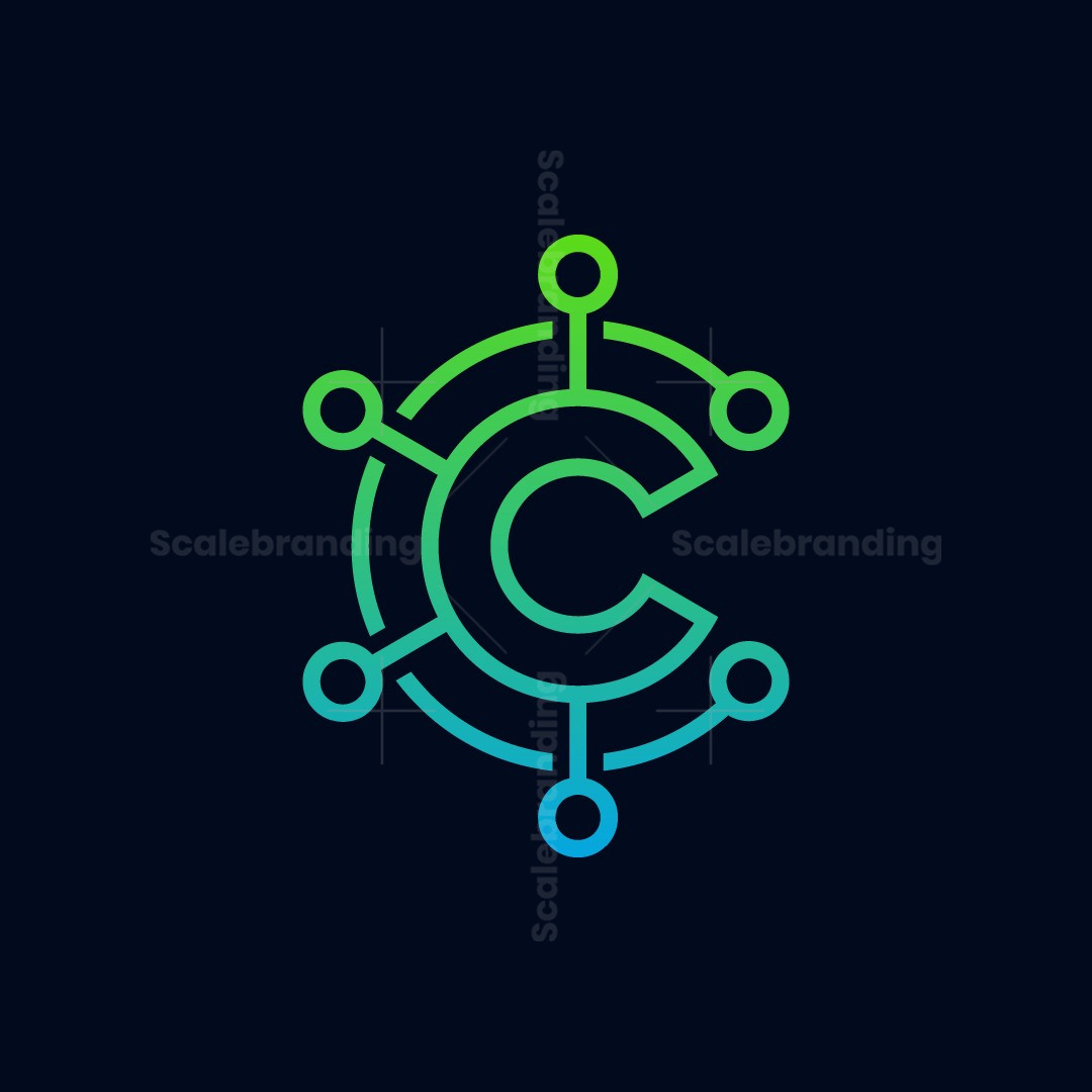 Letter C Tech Logo | Scalebranding