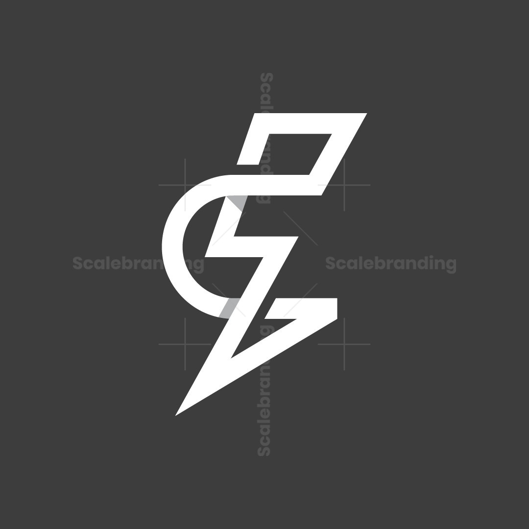 Letter C Thunder Logo | Scalebranding
