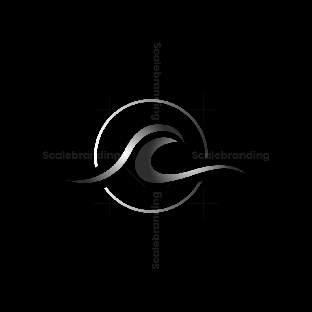 Letter C Waves Logo | Scalebranding