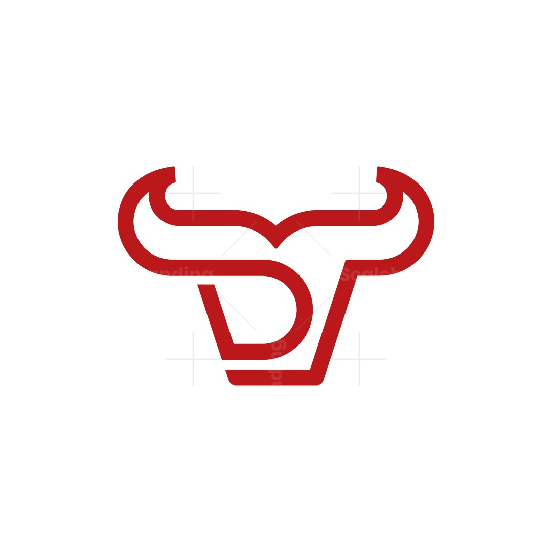 Letter D Bull Logo | Scalebranding