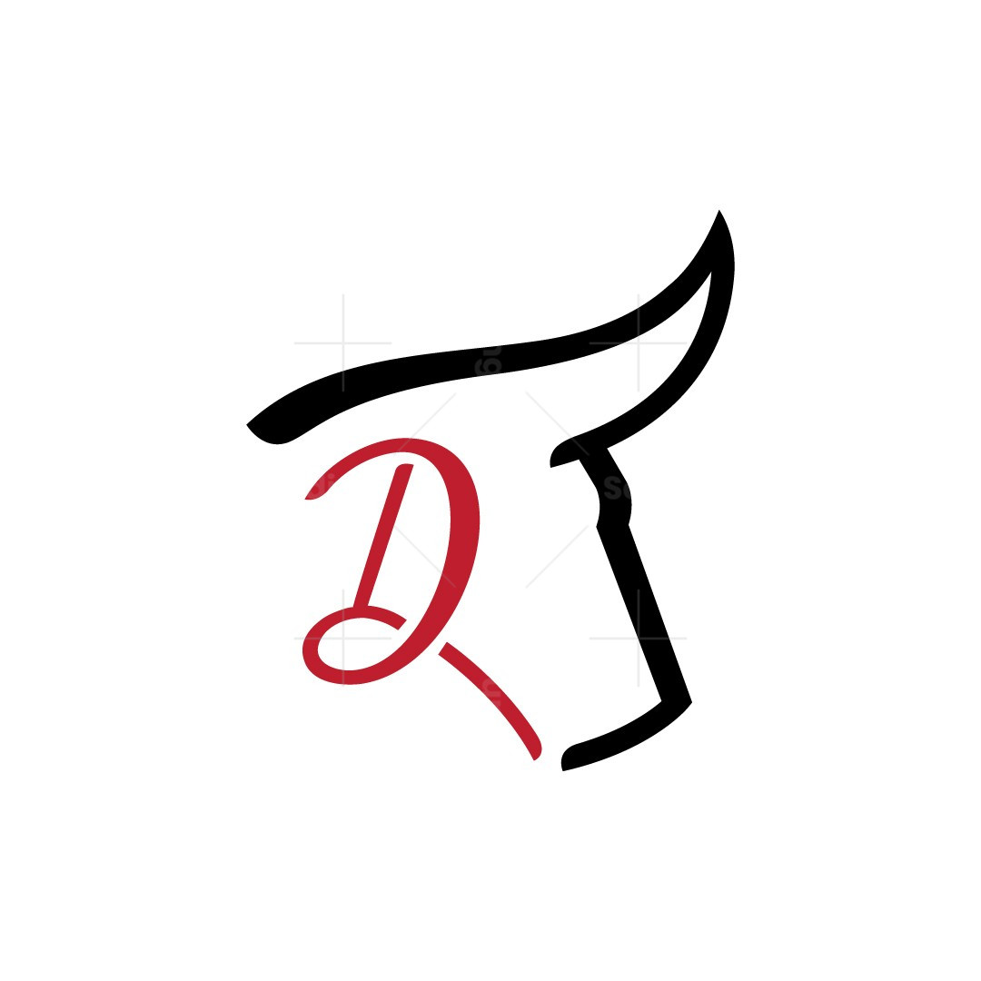 Letter D Bull Logo Bull Head Logo | Scalebranding