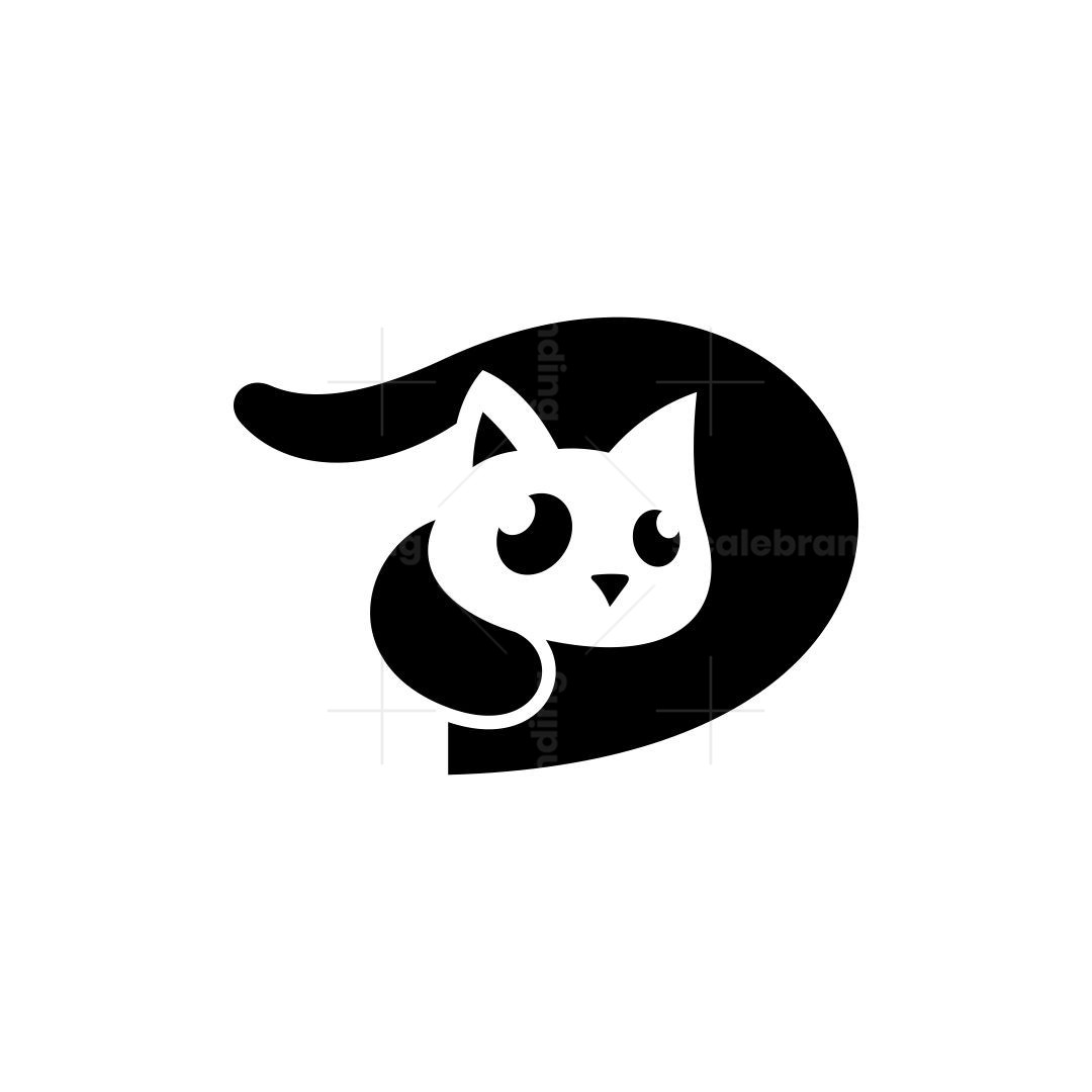 Letter D Cat Logo | Scalebranding
