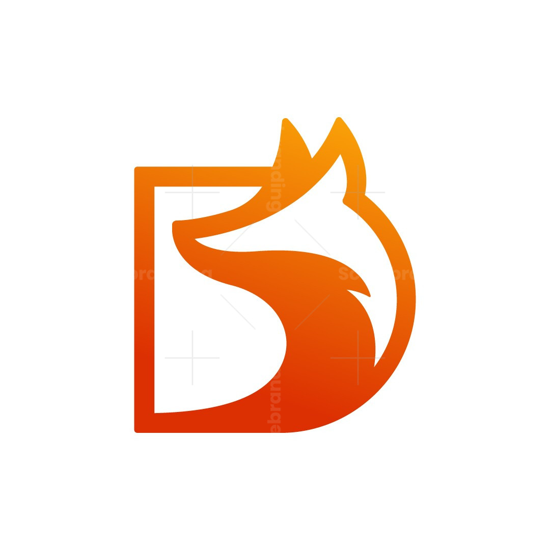Letter D Fox Logo | Scalebranding