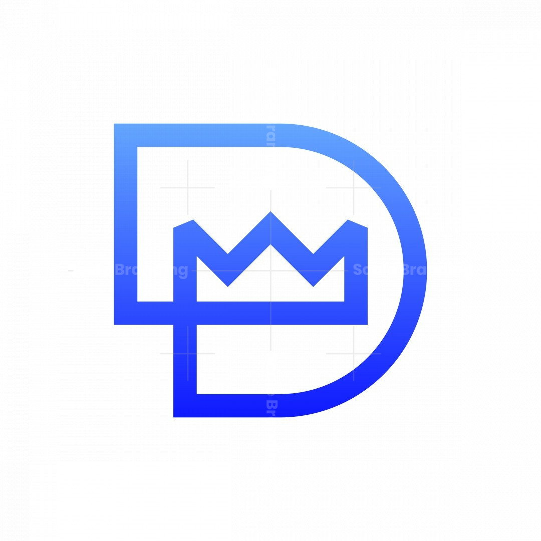 Letter D King Monogram Logo | Scalebranding