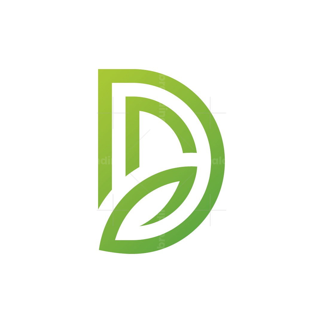 Letter D Leaf Logo | Scalebranding