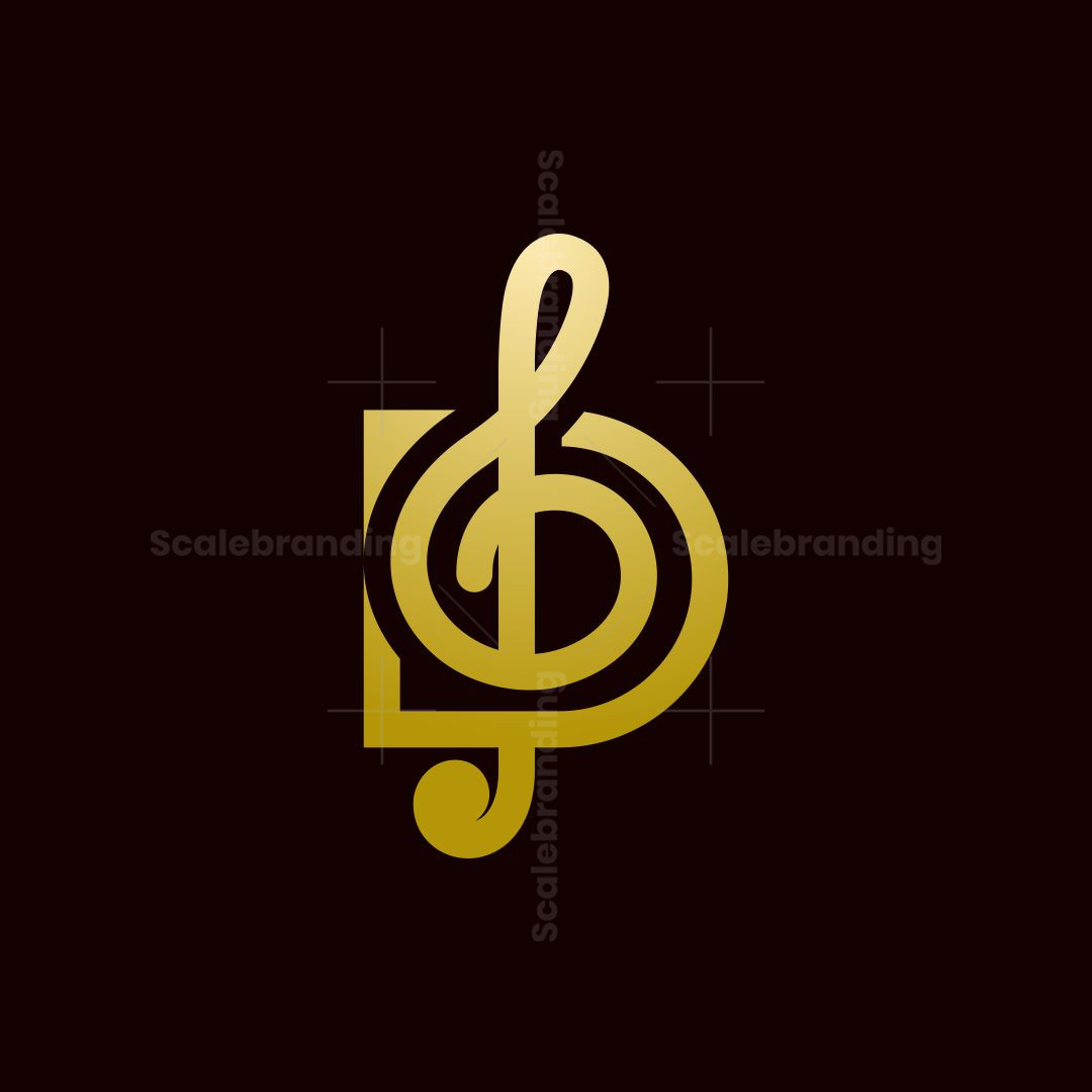 Letter D Note Music Logo | Scalebranding