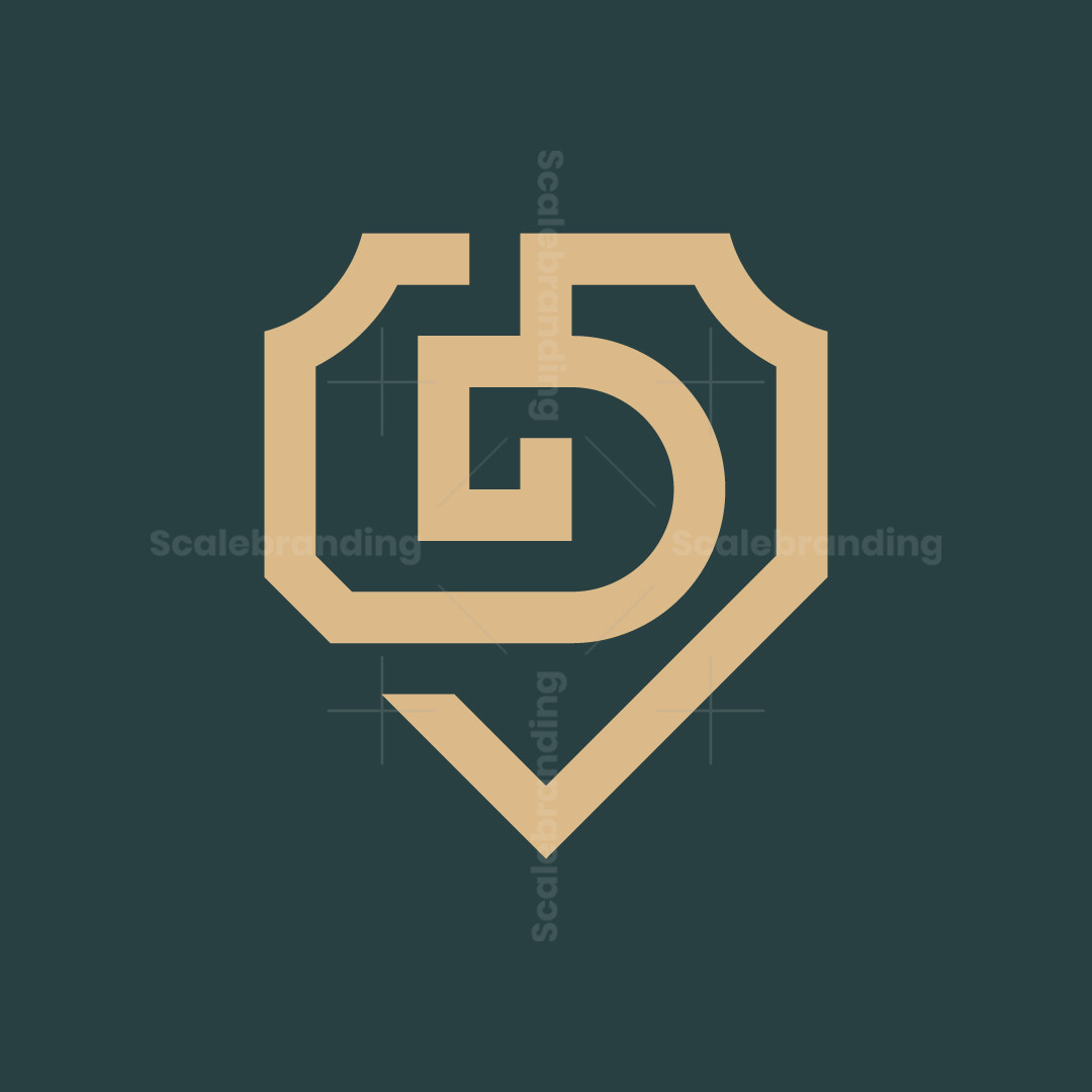 Letter D Shield Logo | Scalebranding