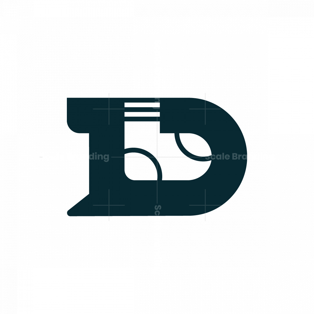 Letter D Socks Logo | Scalebranding