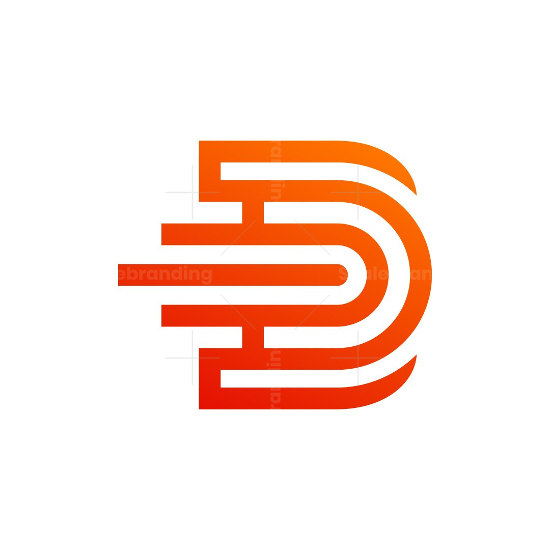 Letter D Speed Logo | Scalebranding