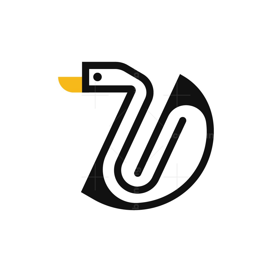 Letter D Swan Logo | Scalebranding