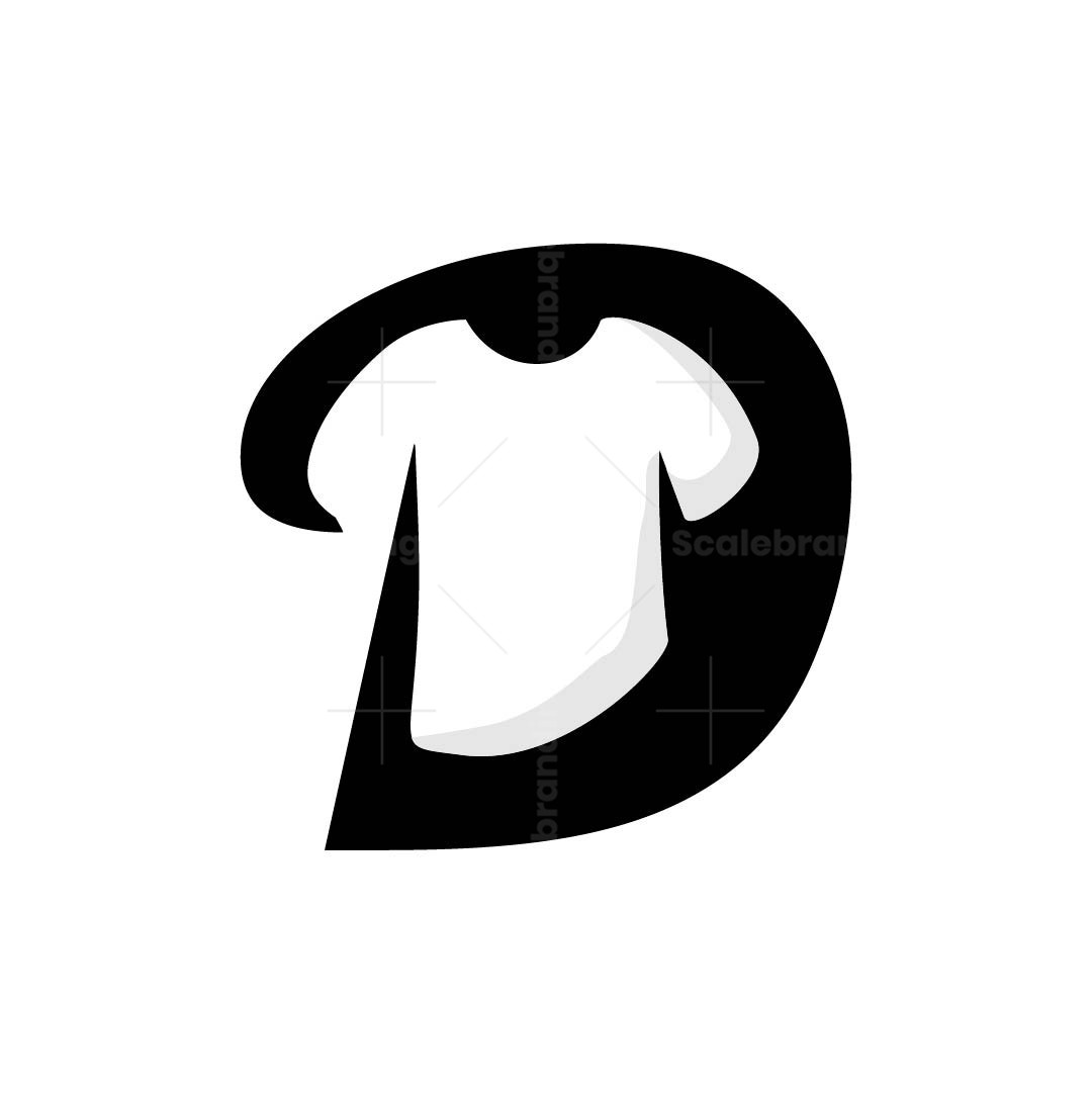 Letter D T-shirt Logo | Scalebranding