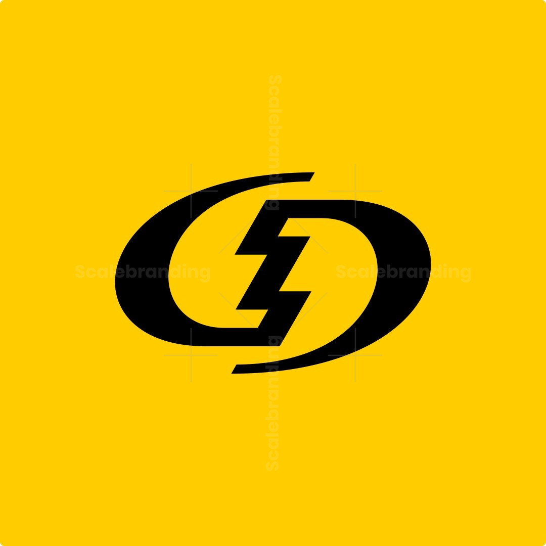 Letter DD Or CD Lightning Logo | Scalebranding