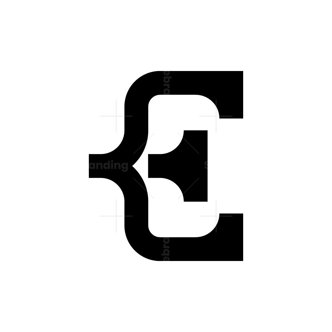 Letter E Code Logo | Scalebranding