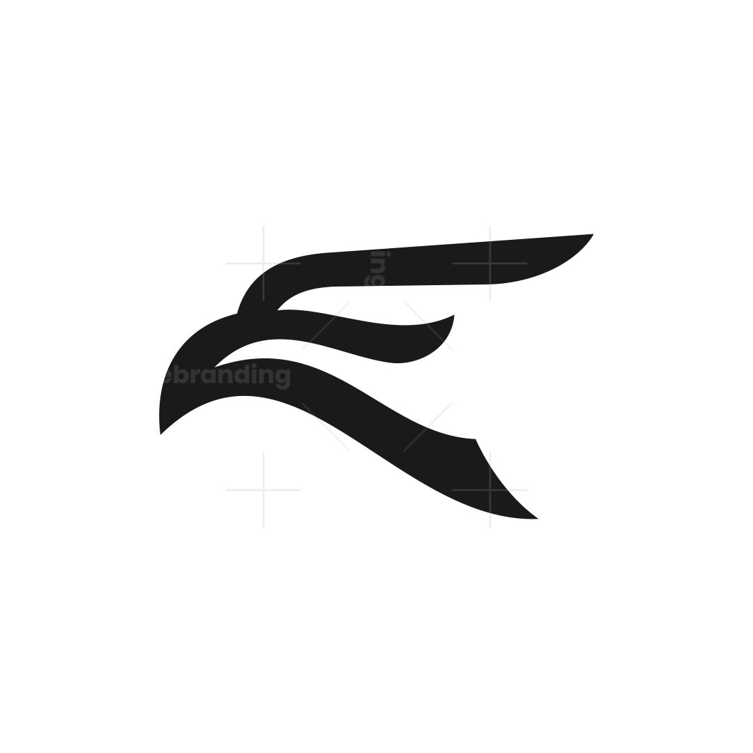 Letter E eagle bird logo | Scalebranding