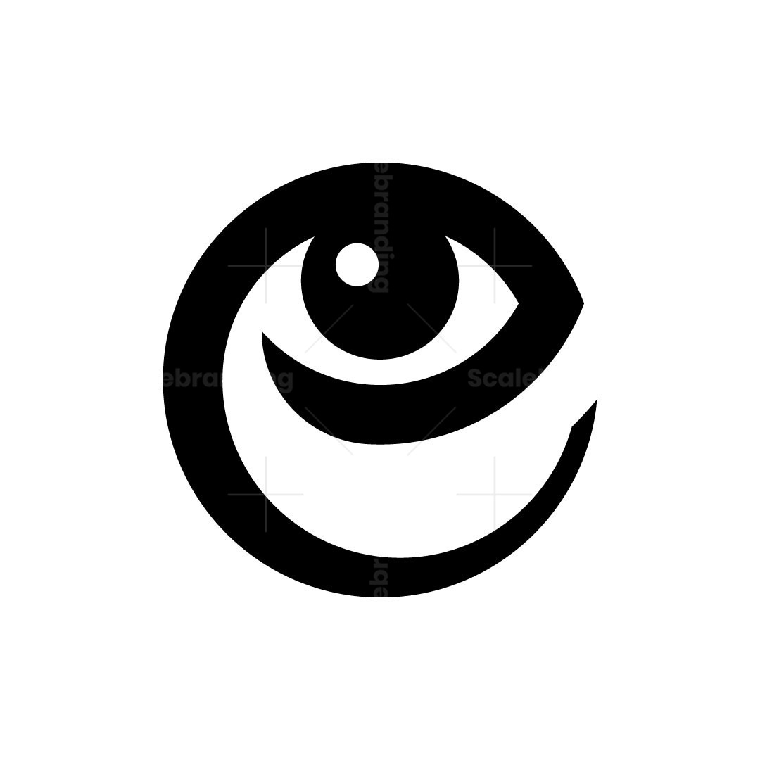 Stylish Letter E as an Eye Logo | Scalebranding