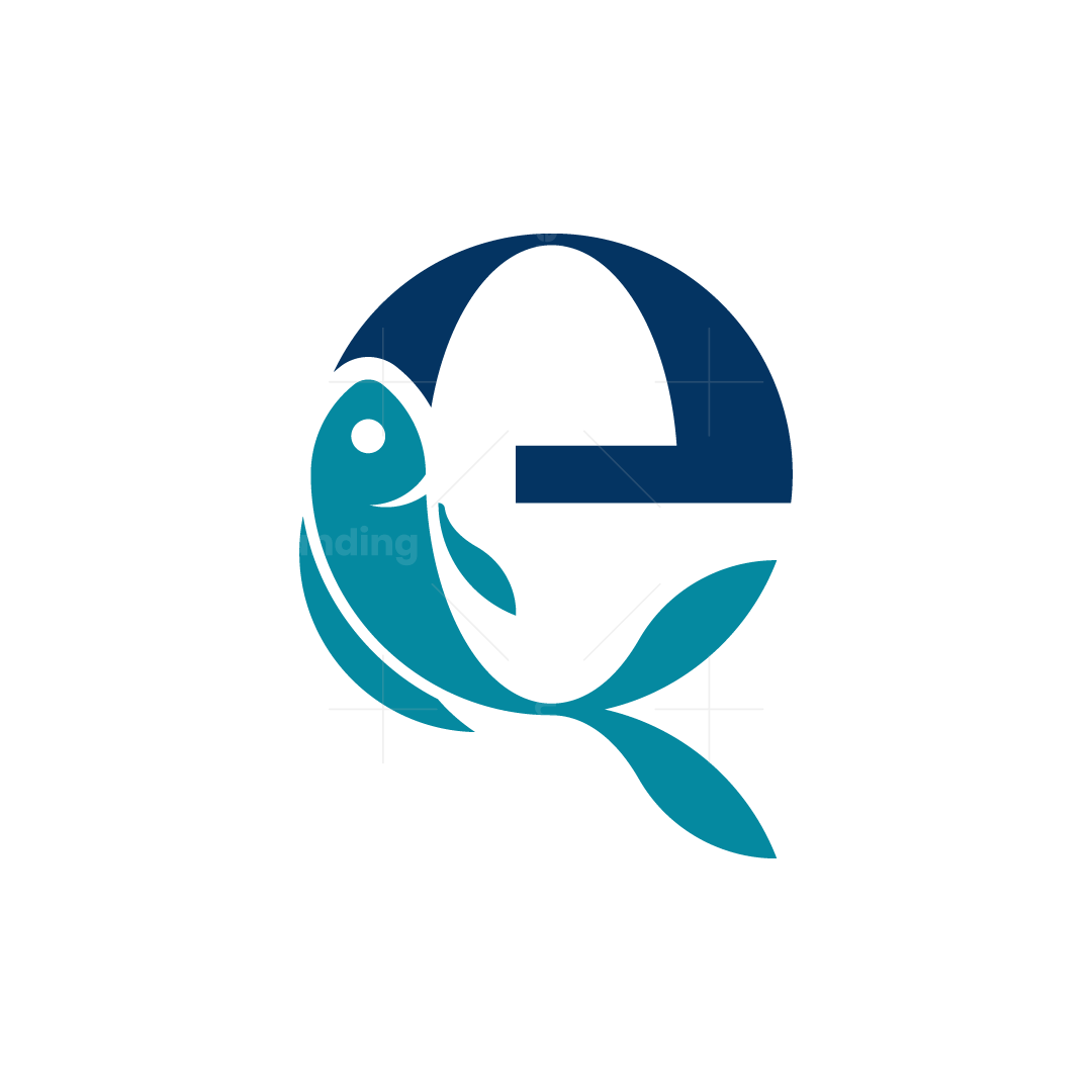 Letter G or E Fish Logo | Scalebranding