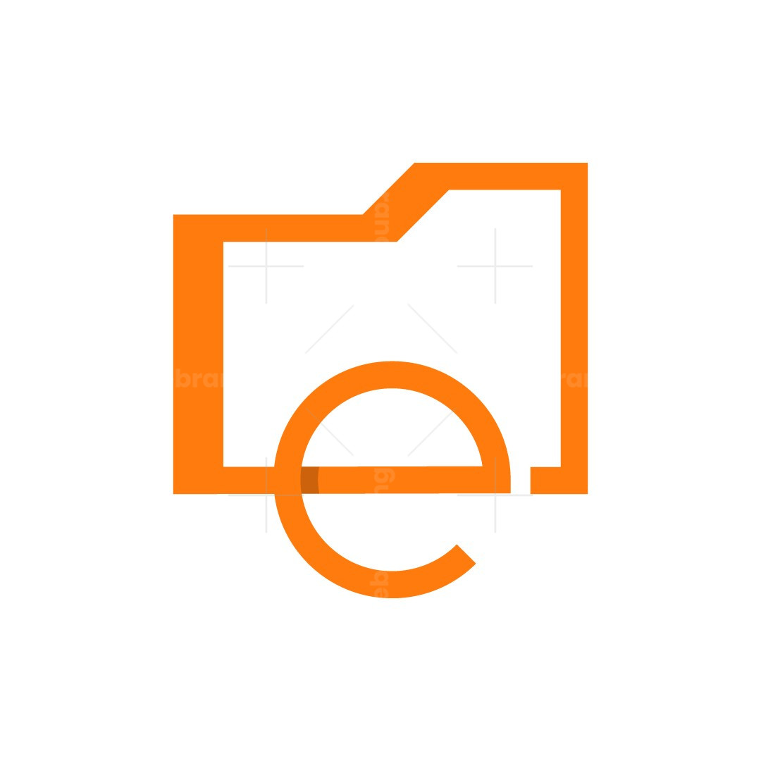 Letter E Folder Logo | Scalebranding