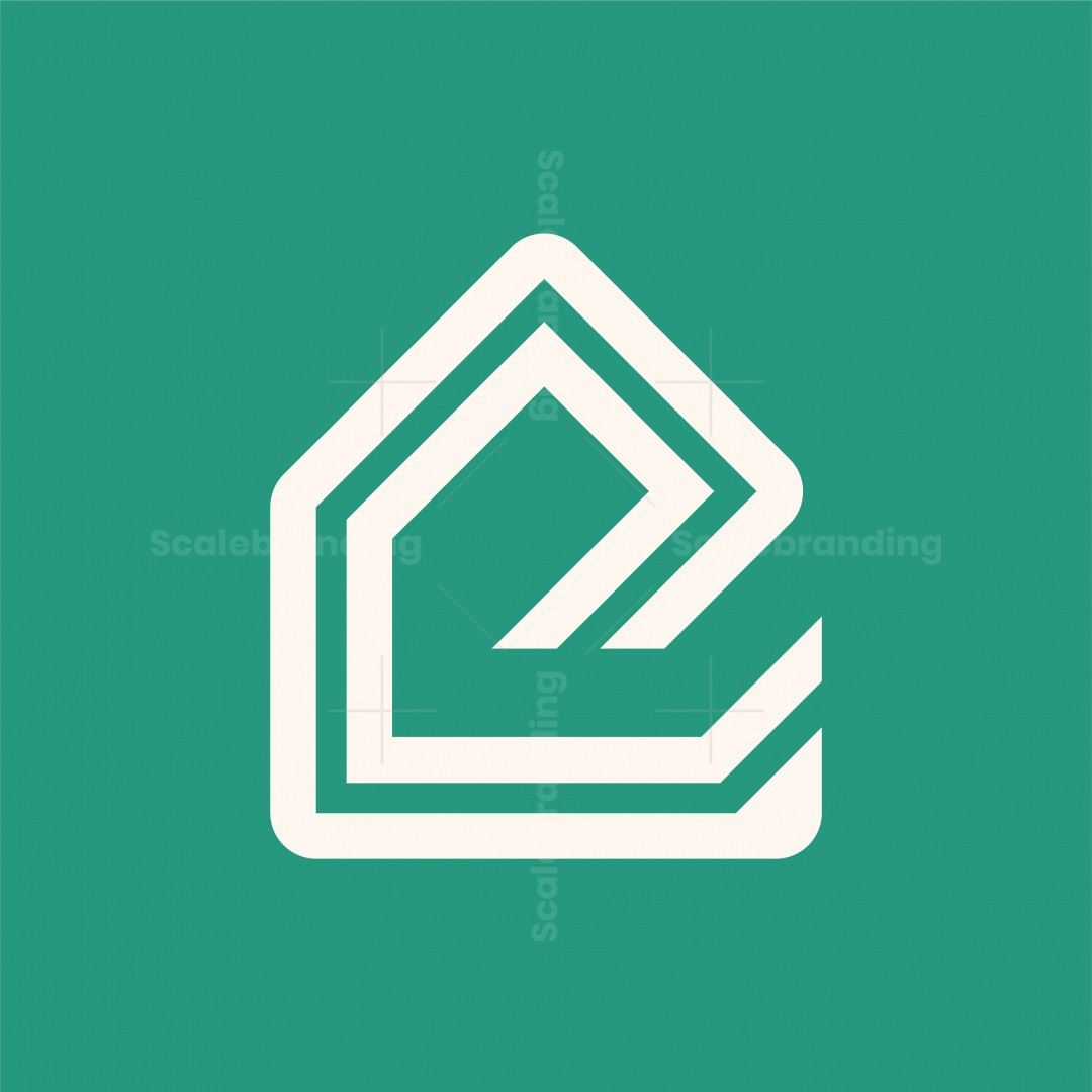 Letter E House Logo | Scalebranding