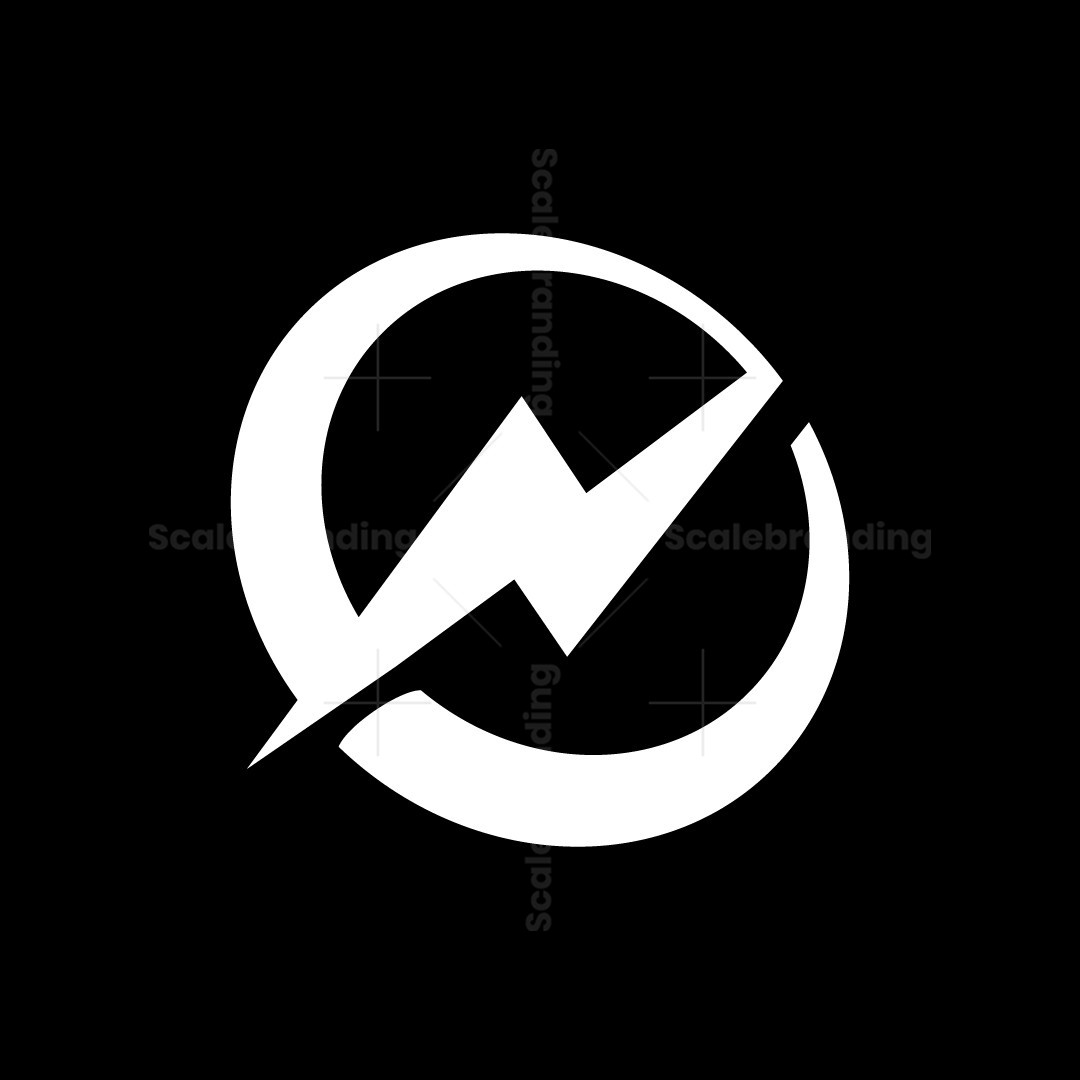 Letter E Lightning Bolt Logo | Scalebranding
