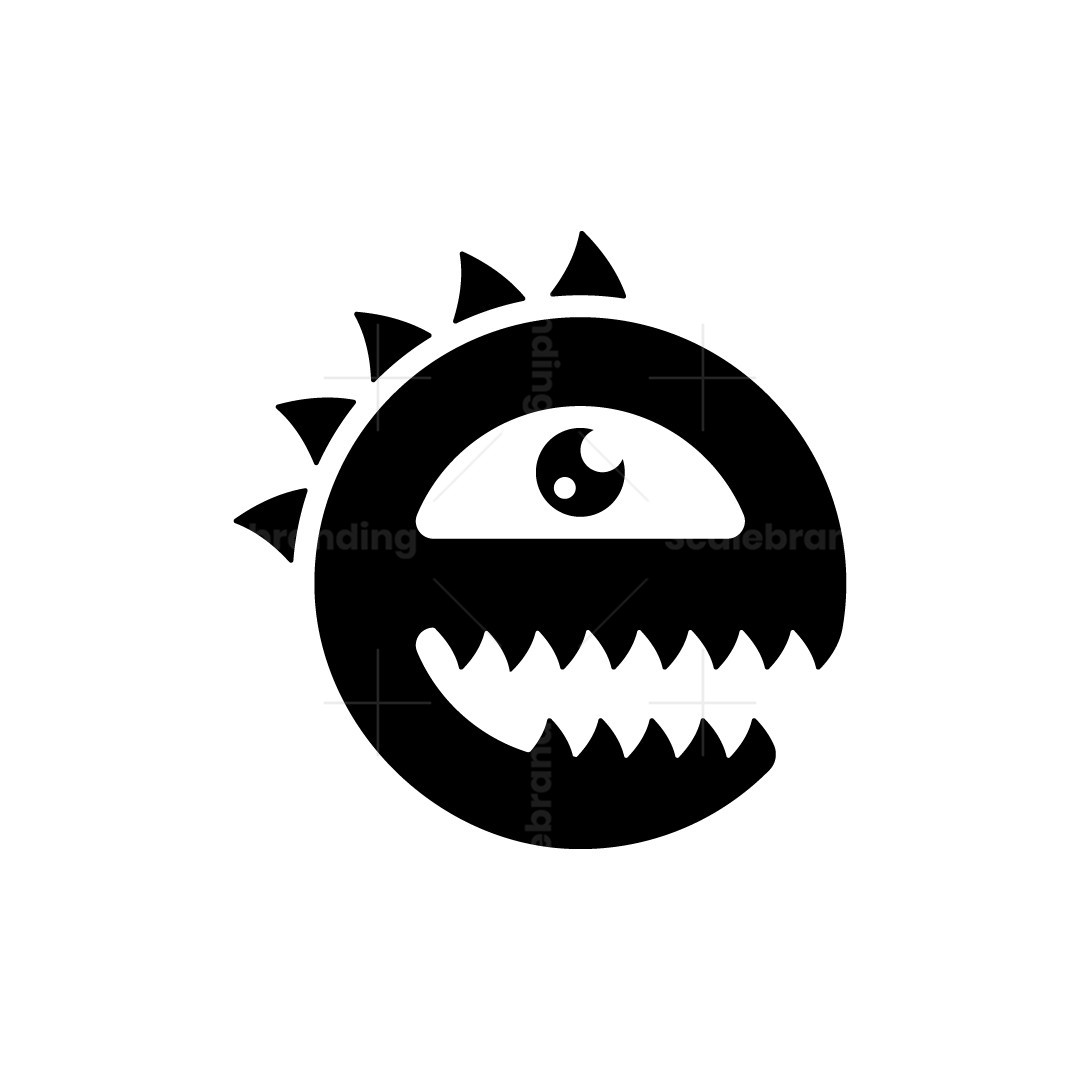 Letter E Monster Logo | Scalebranding