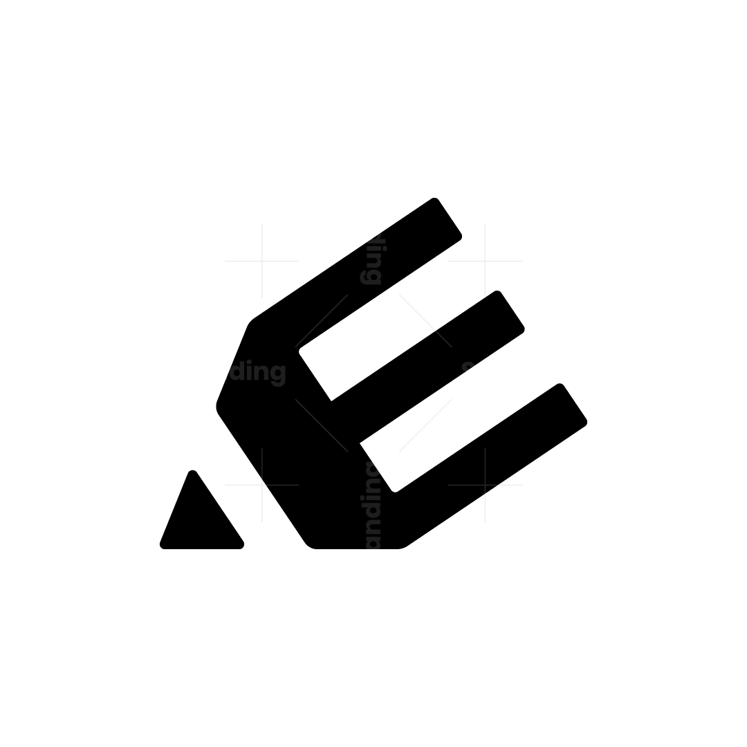 Letter E Pencil Simple Logo | Scalebranding