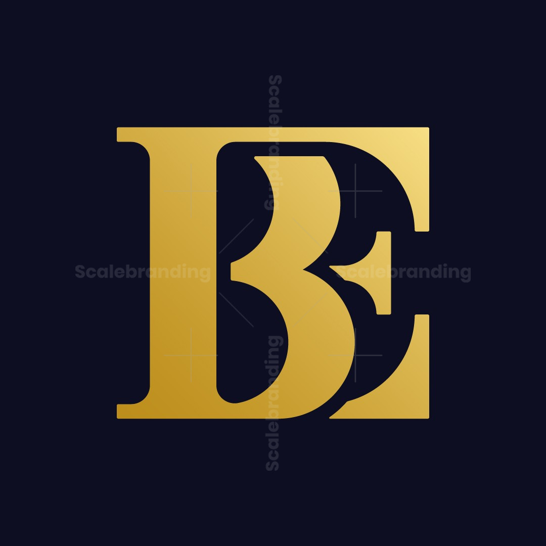Letter EB or BE Logo | Scalebranding