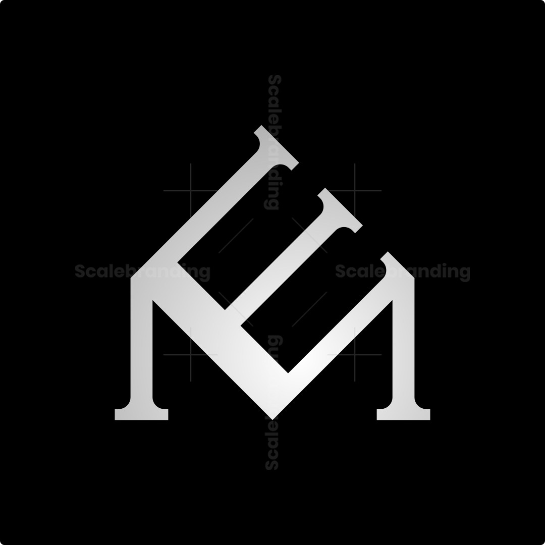 Letter EM ME Monogram Logo | Scalebranding