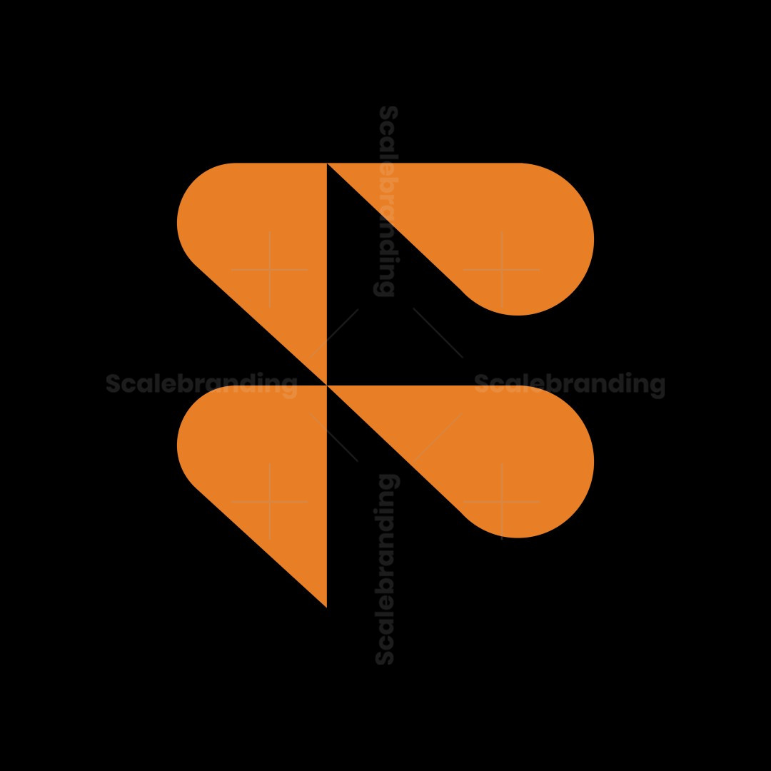 Letter F abstract Logo | Scalebranding