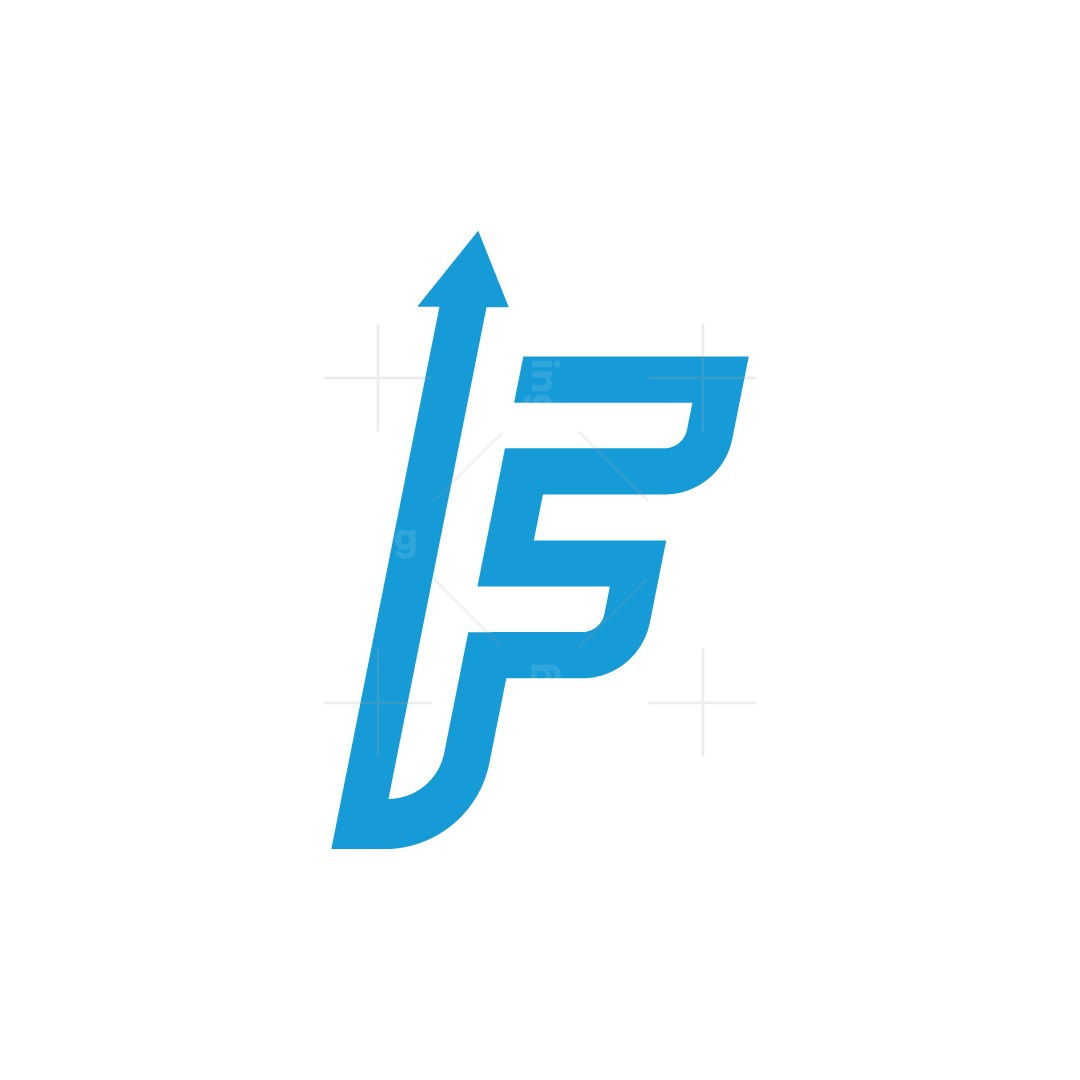 Letter F Finance Arrow Logo | Scalebranding