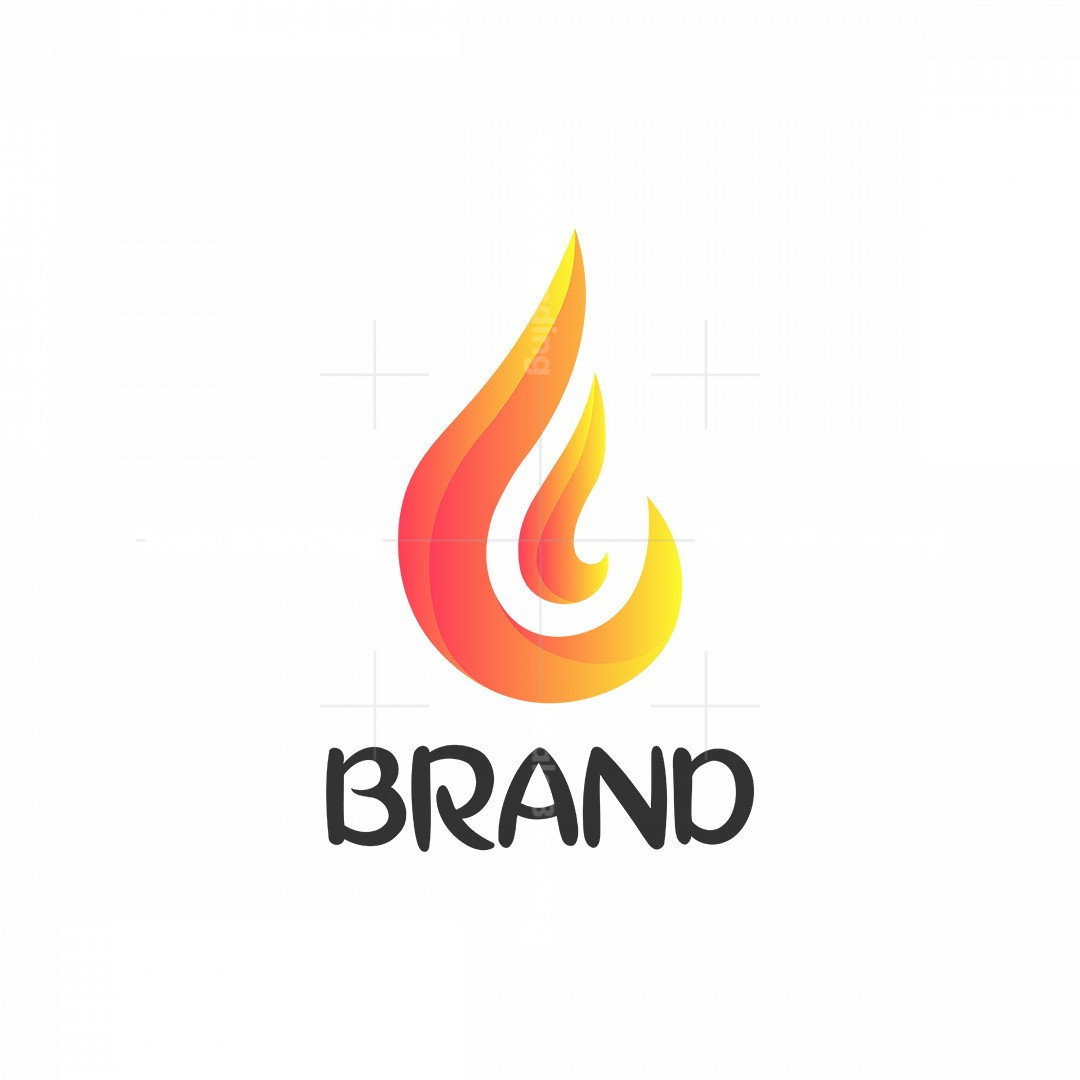 Letter F Fire Logo | Scalebranding