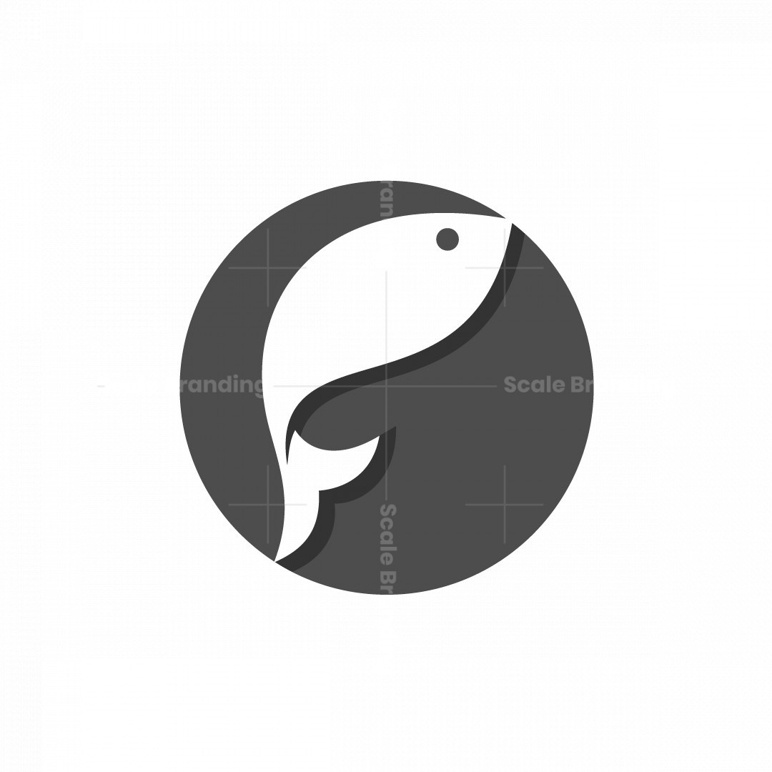 Letter F Fish Logo | Scalebranding