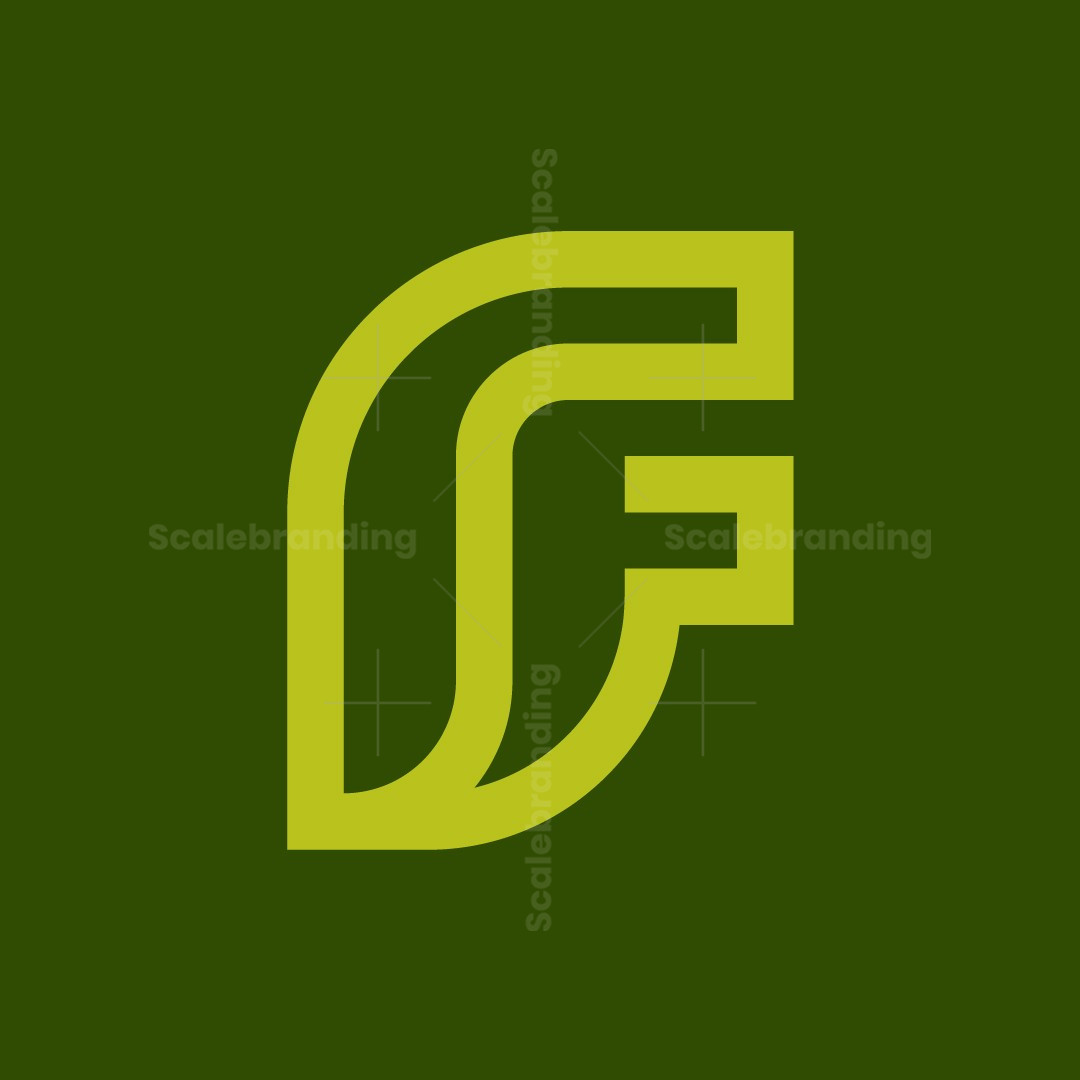 Letter F Natural Leaf Logo | Scalebranding