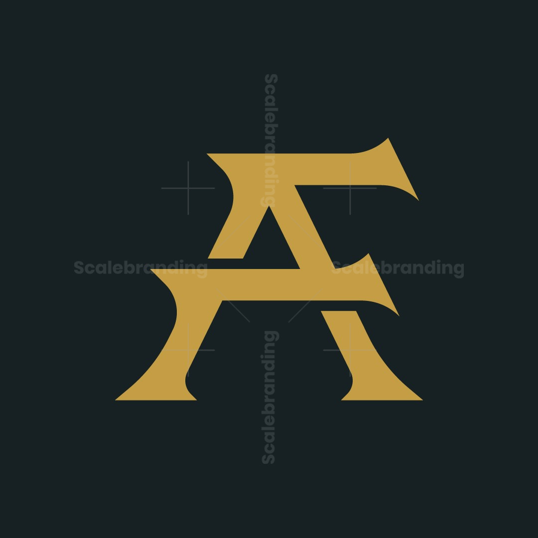 Letter FA or AF Logo | Scalebranding
