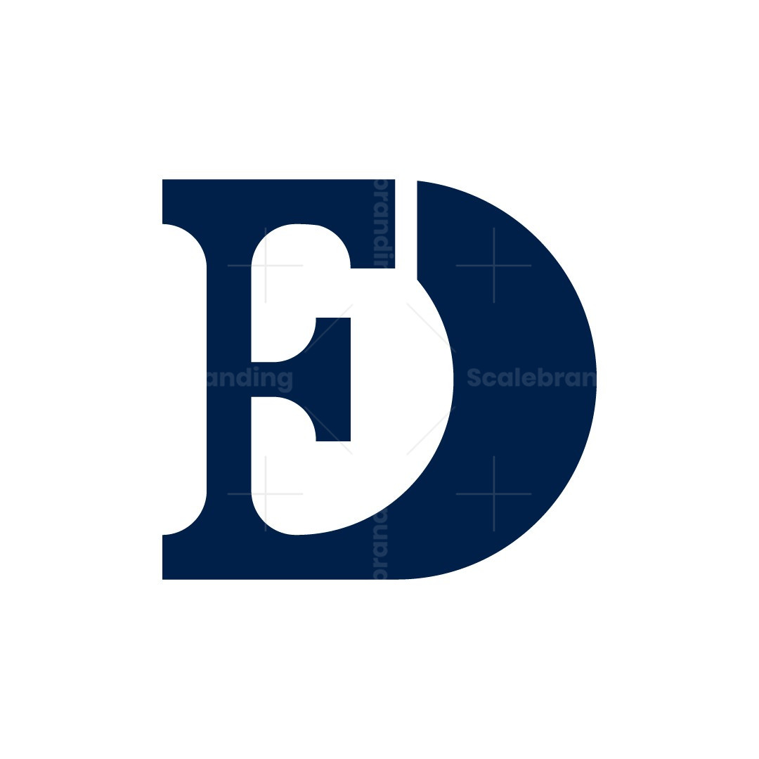 Letter FD or DF Monogram Logo | Scalebranding