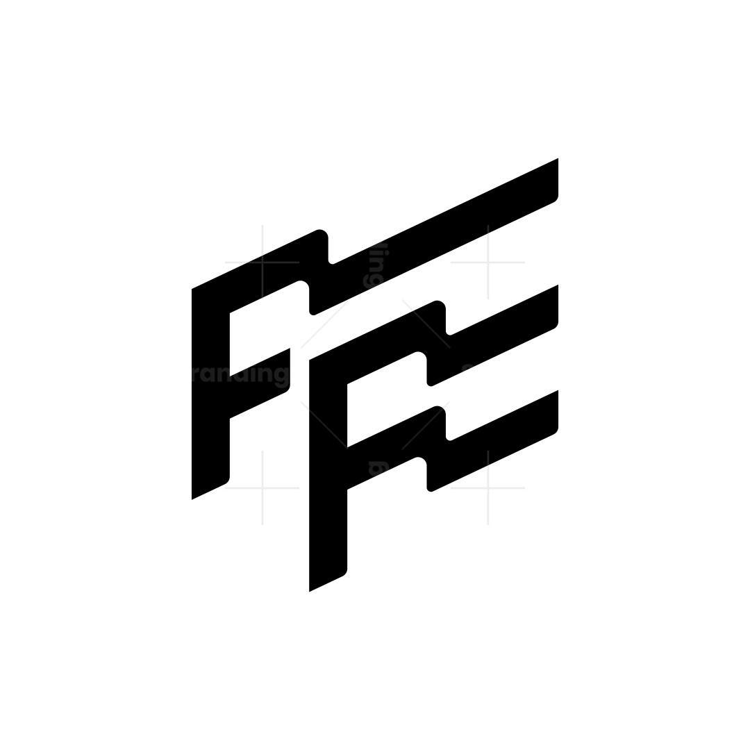 Letter FF Flag Logo | Scalebranding